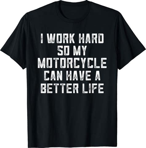 Funny Motorcycle Shirts For Men Motorcycle Lovers Ts