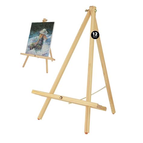 12 Pack Thrifty Natural Wood Tabletop Display Easels Jerry S Artarama