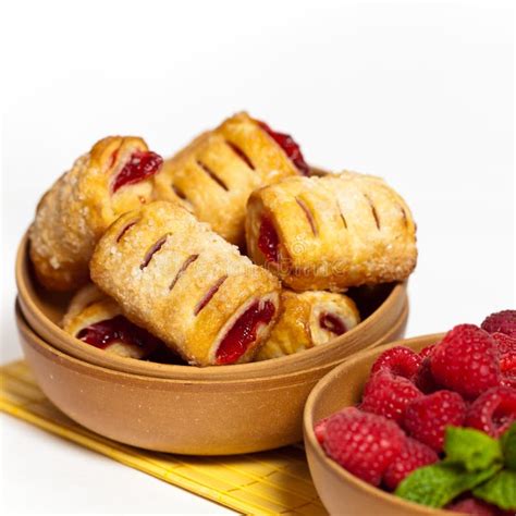Raspberry Strudel Bites Stock Image Image Of Gourmet 36775051