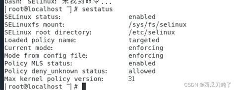 selinux强制访问控制机制原理及验证 selinux验证 csdn博客