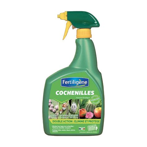 Fertiligene Pulvérisateur Insecticide Cochenilles Prêt à Lemploi 800 Ml