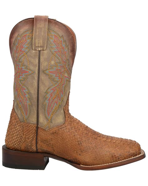 Dan Post Mens Dry Gulch Python Exotic Boots Wide Square Toe Boot Barn