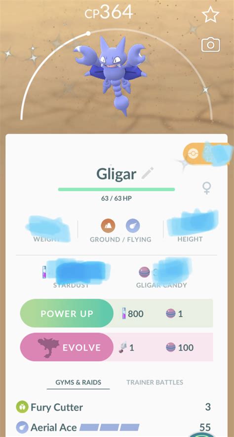 Pokemon Shiny Gligar