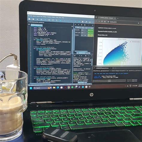 my project portfolio optimization tool with numpy pandas and