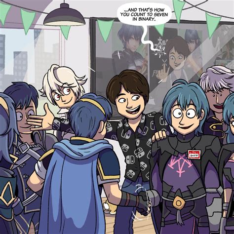Binary Byleth Everyone Is Home Wooden Plank Studios