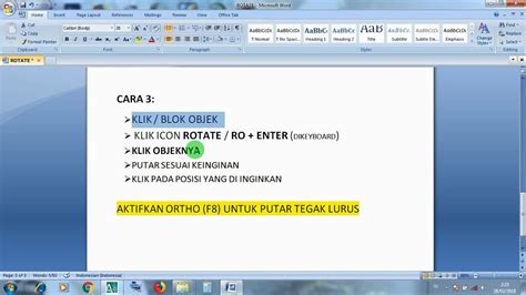 130 ROTATE AUTOCAD C YouTube