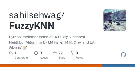 GitHub Sahilsehwag FuzzyKNN Python Implementation Of A Fuzzy K Nearest Neighbor Algorithm By
