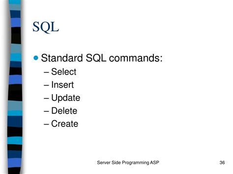 Ppt Server Side Programming Database Integration Powerpoint
