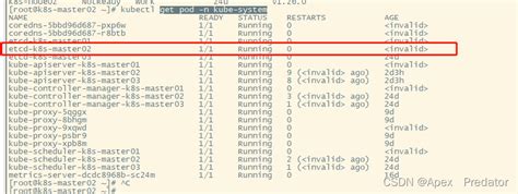 K8s集群删除master节点kubeadm删除master Csdn博客