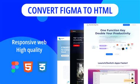 Convert Figma To Html Psd To Html Responsive By Iqbal Isn Fiverr