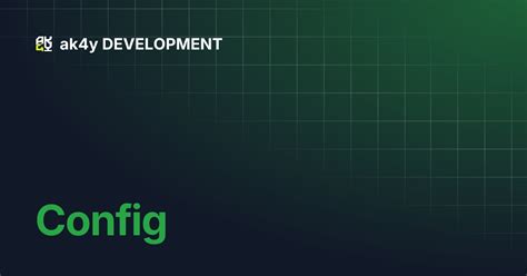 Config Ak Y Development