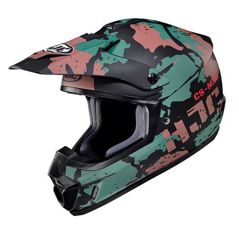 HJC CS MX II Ferian Camo Motocross Helmet BDLA Motorbikes