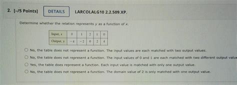 solved 2 5 points] details larcolalg10 2 2 509 xp