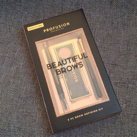 Profusion Cosmetics Makeup Profusion Cosmetics Beautiful Brows 6 Piece Brow Defining Kit