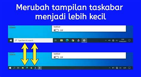 Cara Merubah Tampilan Taskbar Menjadi Kecil Di Laptop Pada Windows Milsmilo Blog
