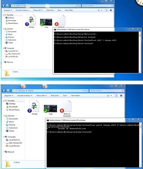 Subversion Svn Copy Move And Patch