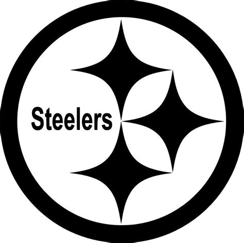 Steelers Logo Black And White Vector