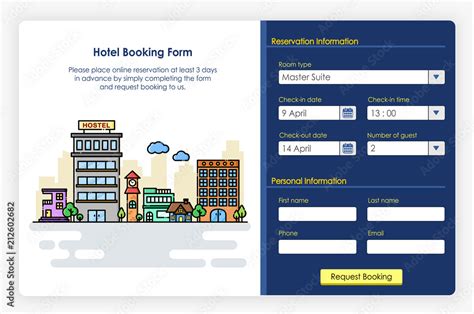 Onboarding Screens Design In Hotel Booking Form And Icon Modern And