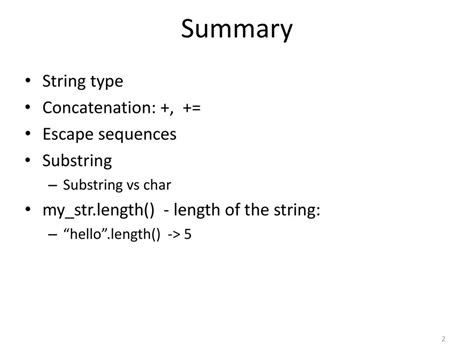 Strings Cse 1310 Introduction To Computers And Programming Ppt Download