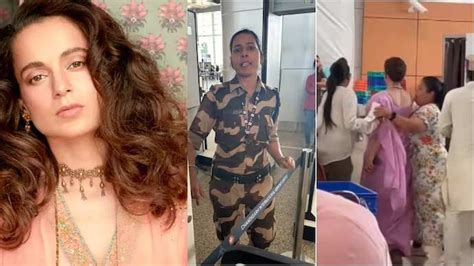 Shocking Mp Kangana Slapped By Cisf Jawan