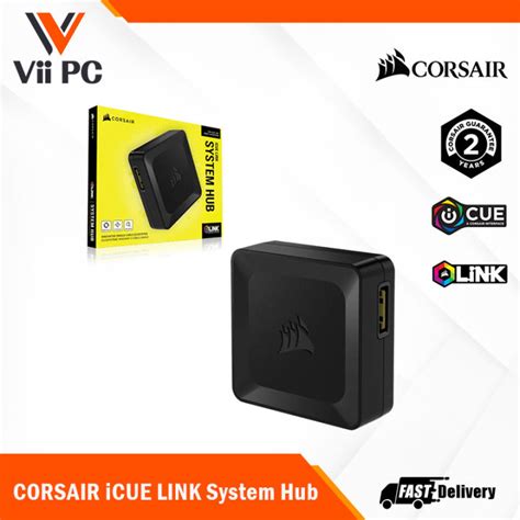 corsair icue link system hub connect up to 14 corsair icue link