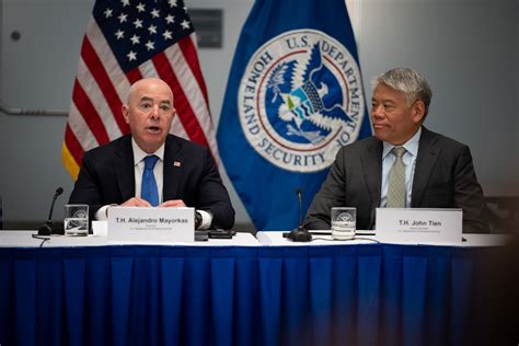 Dhs Secretary Alejandro Mayorkas Dhs Deputy Secretary John Tien Attend