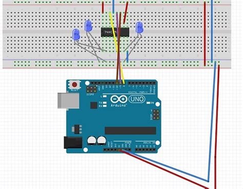 74HC595 Leds Blink But Not Turn On LEDs And Multiplexing Arduino Forum