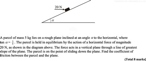 Statics Equilibrium Problems Questions Revisely
