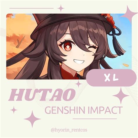 Rental Cosplay Costume Hutao Genshin Impact