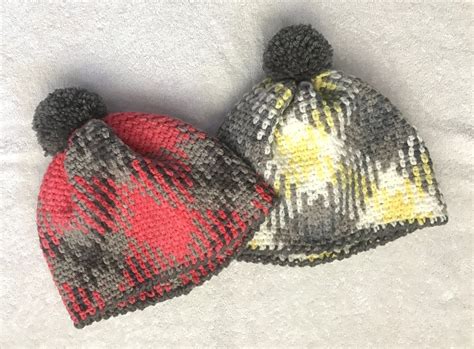 Planned Pooling Argyle Hat