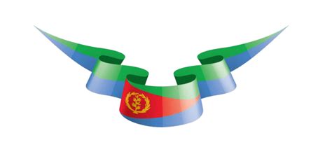 Eritrea National Flag Illustration With Transparent Background Vector Eritrea Flag Brush