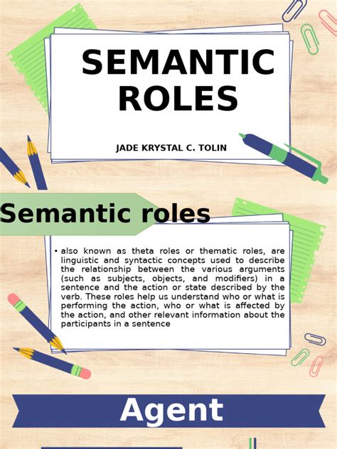 Semantic Roles Pdf