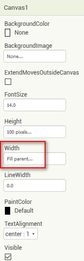 The Strange Behavior Of The Canvas Width MIT App Inventor Help MIT App Inventor Community