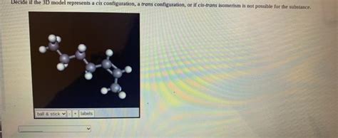 Solved Decide If The 3d Model Represents A Cis