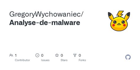 GitHub GregoryWychowaniec Analyse De Malware