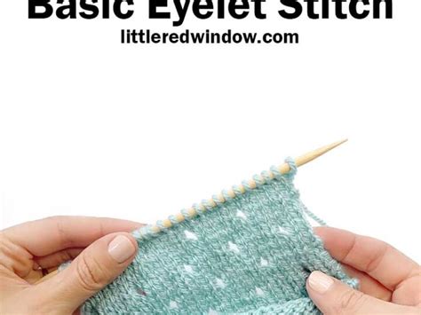 16 Knitting Eyelet Pattern Elysiasohaib