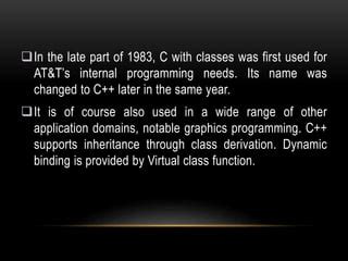 C Overview Ppt Ppt