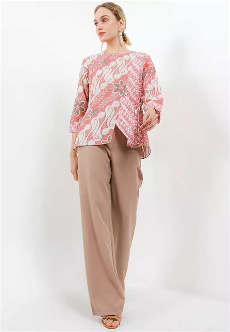 Jual Batik Tibodunyo Seno Blouse Batik Wanita Exclusive Premium Casual