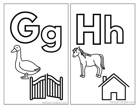 Alphabets Flashcards Printable