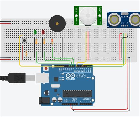Arduino Security System W Pir And Distance Sensor 13 Steps Instructables