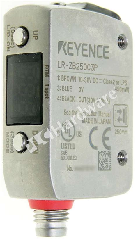 Keyence Lr Zb C P Lr Z Series Self Contained Cmos Laser Sensor Pnp