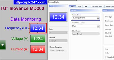 HMI Delta Modbus RTU Inovance MD200 Tutorial Plc247 Com
