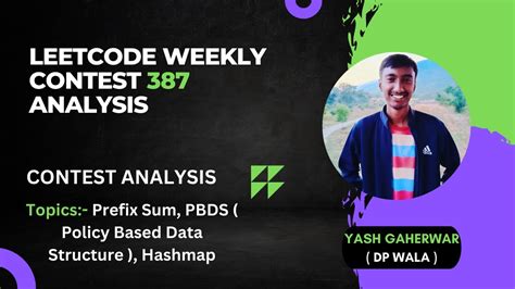 Leetcode Weekly Contest 387 Contest Analysis All 4 Problems