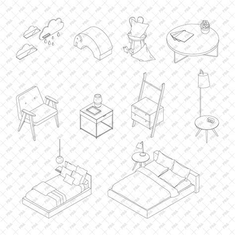 Cad Bäume Und Pflanzen Detaillierte Blöcke Für Architekturpläne