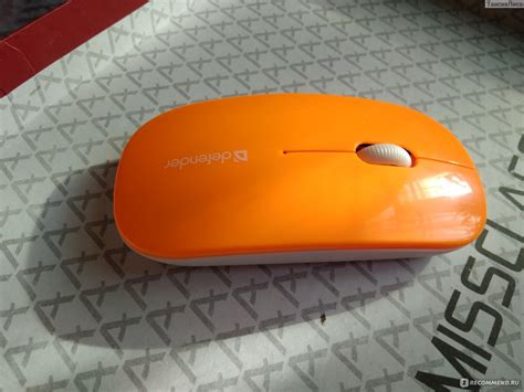 Мышь беспроводная Defender NetSprinter MM-545 (оранжевая) - «Яркая ...
