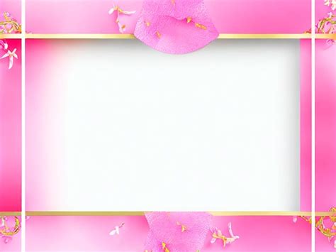 Premium Photo Empty Pink Curl Frame Banner Template Hd Free Image