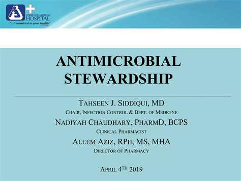 Antimicrobial Stewardship Cme 04 03 19 Pptx
