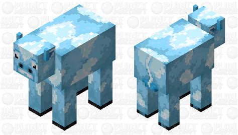 Icy Cow Mob Skin Event Dinowcookie Minecraft Mob Skin