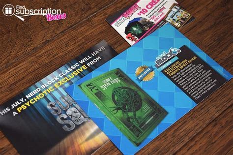 June 2016 Nerd Block Classic Review Giveaway Find Subscription Boxes