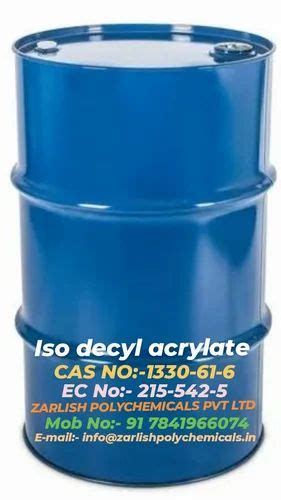 Isodecyl Acrylate At Best Price In Vasai By Zarlish Polychemicals Private Limited Id